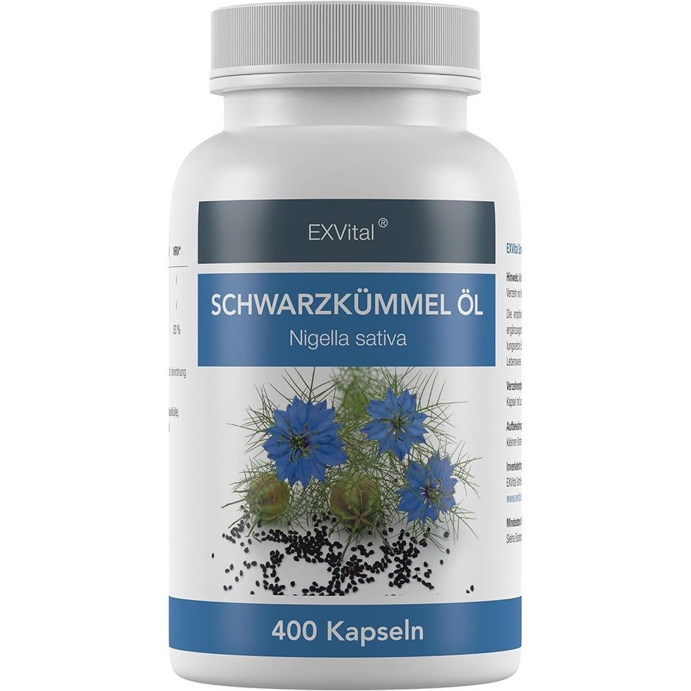 EXVital® Schwarzkümmelöl Kapseln, aus ägyptischen Anbau 280 g - Shop ...