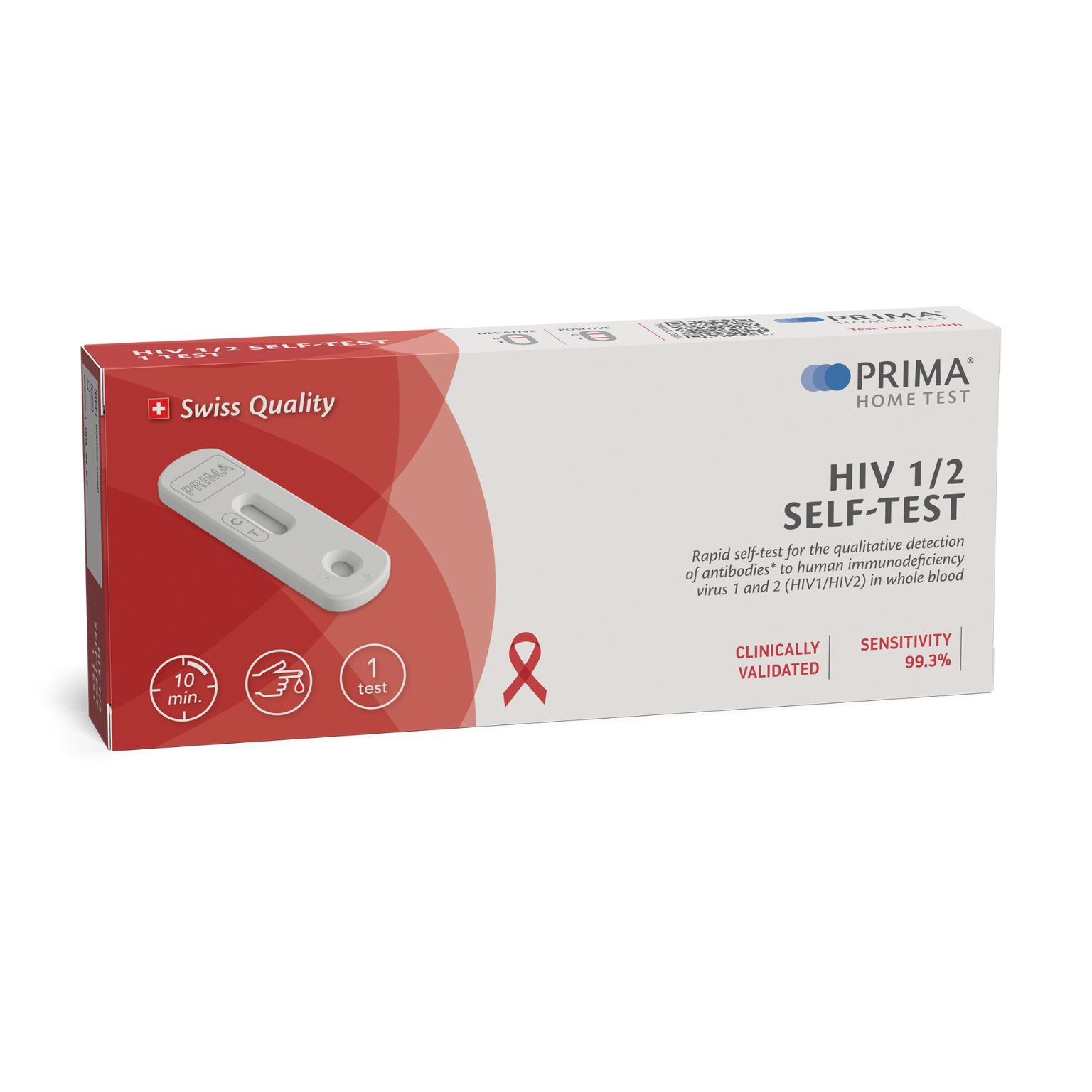 PRIMA LAB HIV 1/2 Self-Test 1 St - Shop Apotheke