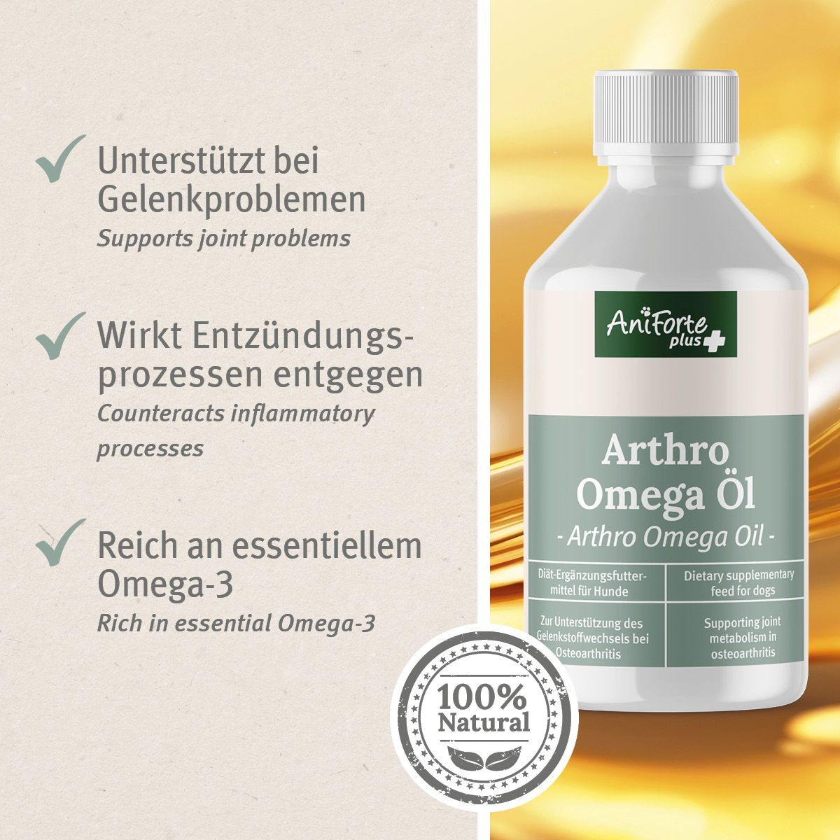 AniForte Plus Arthro Omega Öl 250 ml - Shop Apotheke