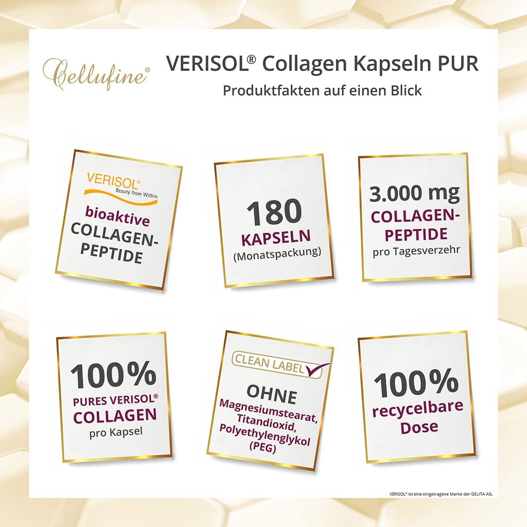 Cellufine® VERISOL® B (Rind) Collagen-Kapseln PUR 180 St - Shop Apotheke
