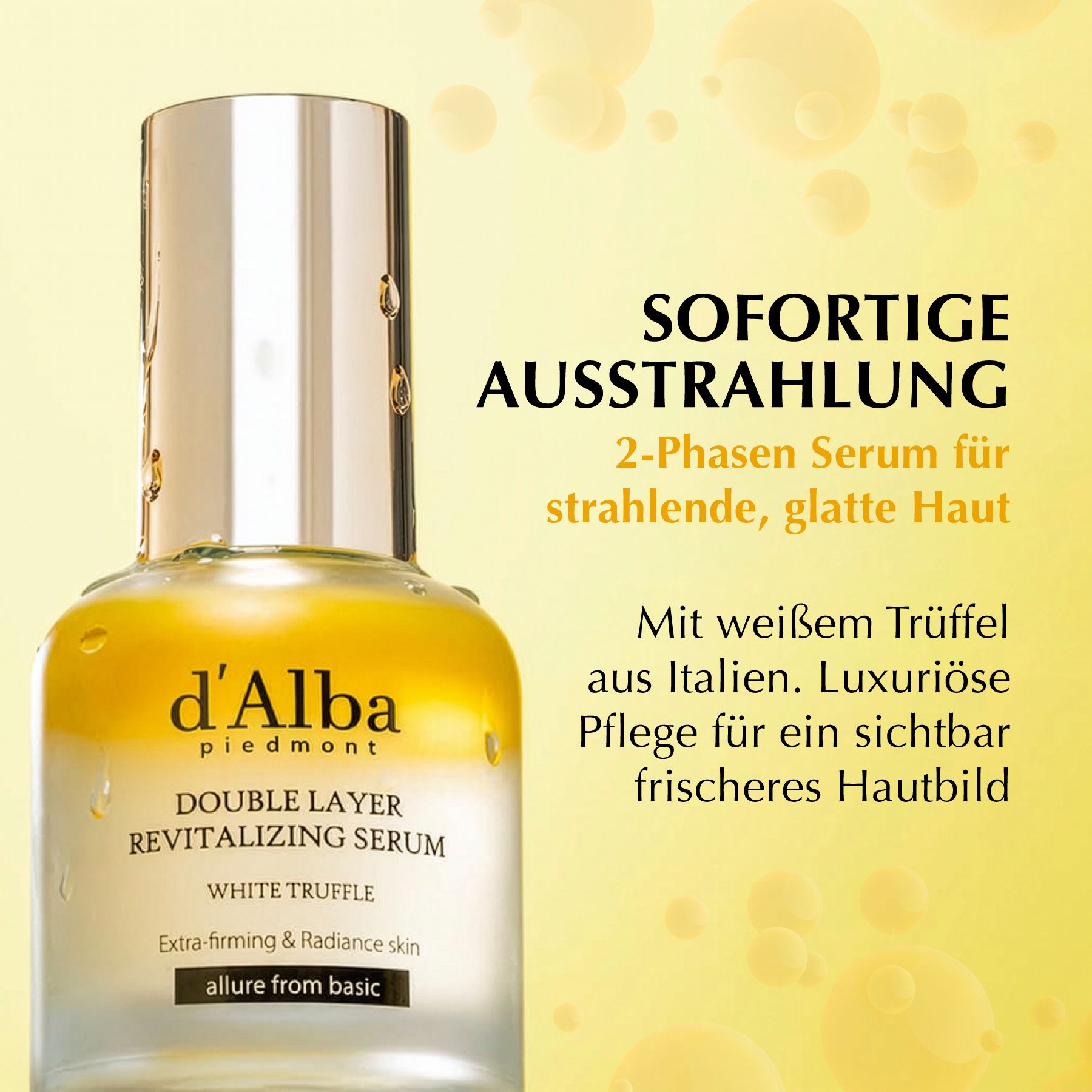 d'Alba Gesichtsserum White Truffle Double Layer Revitalizing 2x30 ml ...
